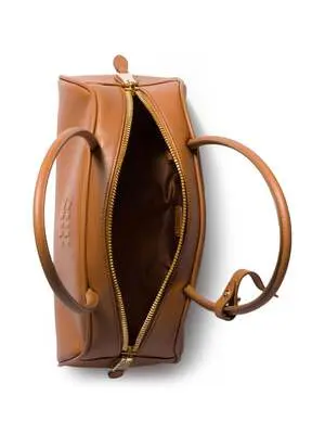 Miu Miu Beau Softy Medium Leather Bag - Brown