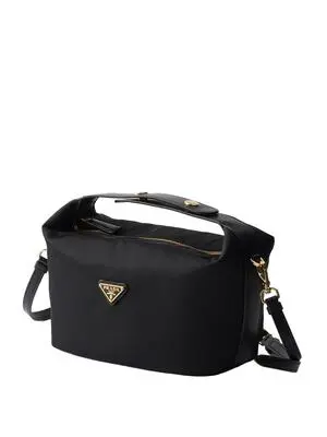 Prada Chérie Mini Re-nylon Handbag - Black
