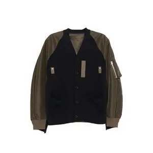 Sacai Jackets Bomber Jackets - Blue