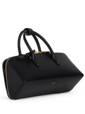 Alaïa Delta Small Bag In Box Calfskin - Black