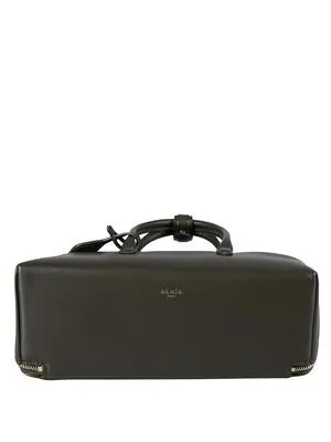 Alaïa Delta Small Bag In Box Calfskin - Green