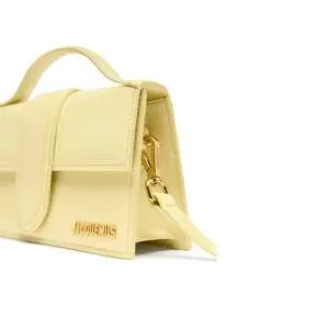 Jacquemus Le Grand Bambino Leather Shoulder Bag - Yellow
