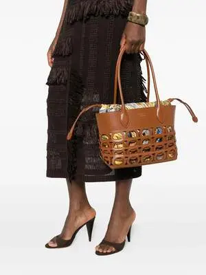 FERRAGAMO Gancini Laser Tote Bag