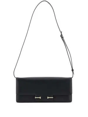 TOM FORD Supple Grain Leather Aube E/w Shoulder Bag - Black