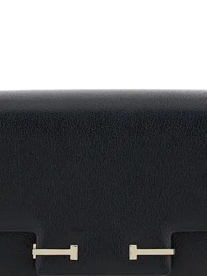 TOM FORD Supple Grain Leather Aube E/w Shoulder Bag - Black
