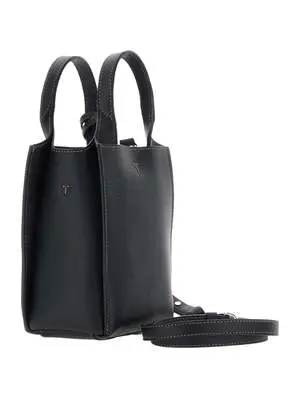 TOD'S Calf Leather Micro Handbag - Black