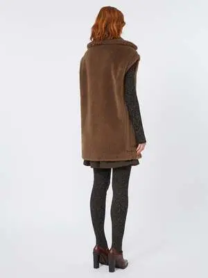 Max Mara Alpaca And Wool Teddy Vest