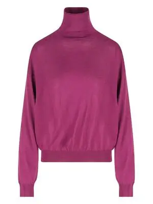 Saint Laurent Roll-neck Wool Sweater