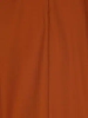 Saint Laurent High-neck Satin Top - Brown