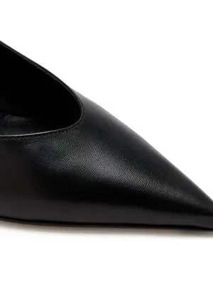 FERRAGAMO Cleya 55 S-shaped Leather Slingback