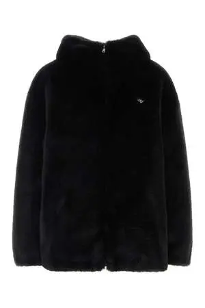 Prada Eco Fur Reversible Jacket - Black