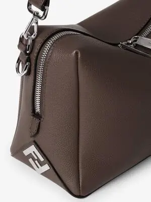 Fendi Lui Medium Leather Shoulder Bag - Brown