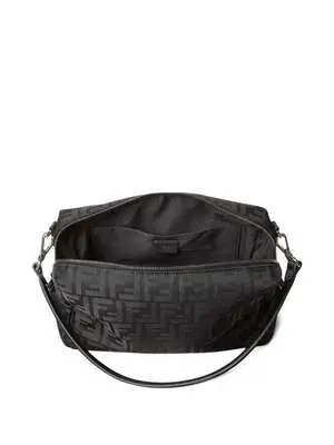 Fendi Squared Ff Lui Medium Leather And Nylon Bag