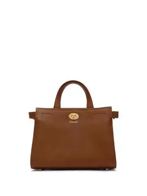 Burberry Mini Cotswolds Check Tote Bag - Brown