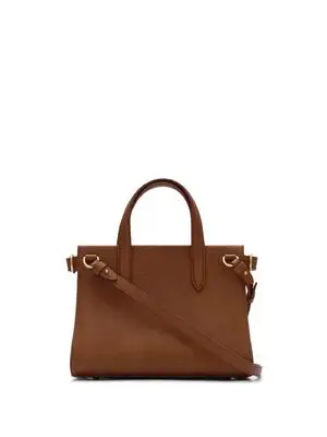 Burberry Mini Cotswolds Check Tote Bag - Brown