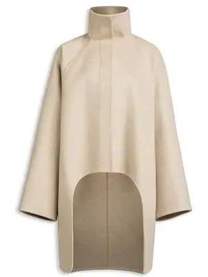 Alaïa Asymmetric Cashmere Coat - Multicolor