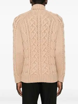 Brunello Cucinelli Cable-knit Roll-neck Cashmere Sweater