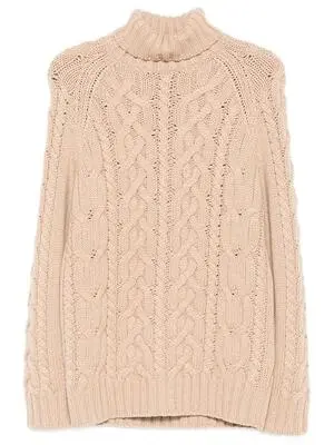 Brunello Cucinelli Cable-knit Roll-neck Cashmere Sweater - Multicolor