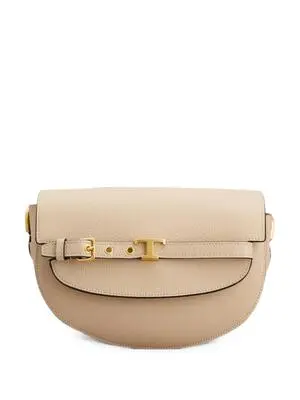TOD'S T Signature Mini Leather Shoulder Bag - Multicolor