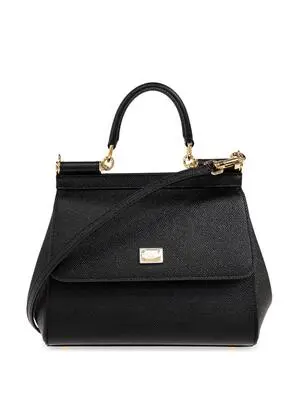 Dolce & Gabbana Sicily Medium Handbag - Black