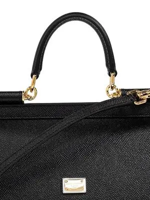 Dolce & Gabbana Sicily Medium Handbag - Black