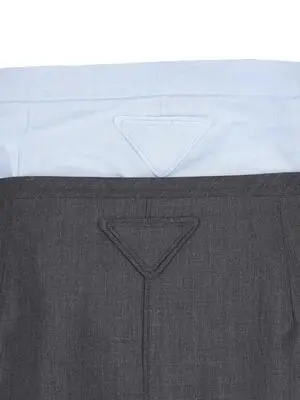 Prada Cotton Midi Skirt - Gray