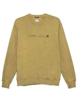 C.P. COMPANY Logo Crewneck Sweatshirt - Green