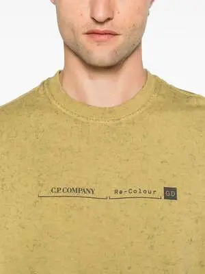 C.P. COMPANY Logo Crewneck Sweatshirt - Green