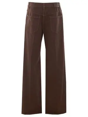 Brunello Cucinelli Cotton Pants - Brown