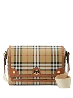 Burberry Checked Crossbody Bag - Multicolor