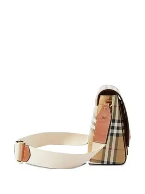 Burberry Checked Crossbody Bag - Multicolor