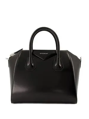 Givenchy Small Antigona Bag In Box Leather - Black