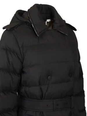 Burberry Belted Quilted Long Coat