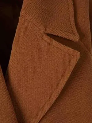 Chloé Wool Herringbone Short Coat