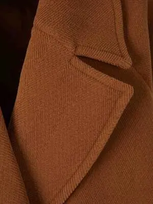 Chloé Wool Herringbone Short Coat