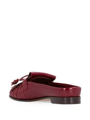 Fendi Baguette Leather Sabots
