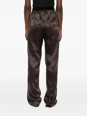 TOM FORD Peach-feel Silk Satin Pj Pants - Brown