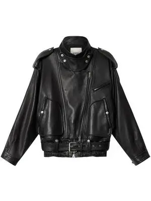Isabel Marant Étoile Farza Leather Jacket - Black