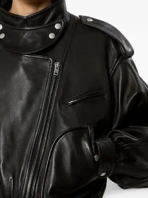 Isabel Marant Étoile Farza Leather Jacket - Black