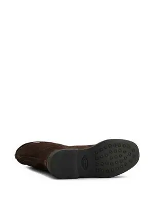 TOD'S Suede Knee-high Boots - Brown
