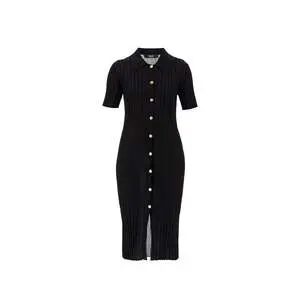 Versace Knitted Mini Dress - Black