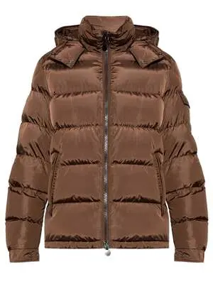 Moncler Maya Matte Short Down Jacket - Brown