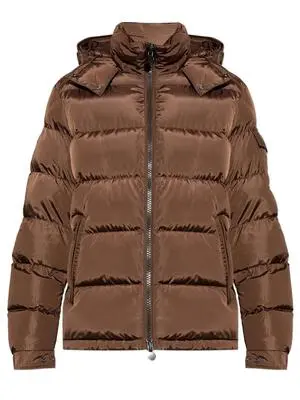 Moncler Maya Matte Short Down Jacket - Brown