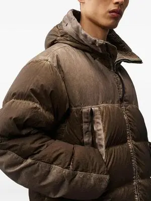 C.P. COMPANY Goggle-detail Quilted Medium Jacket