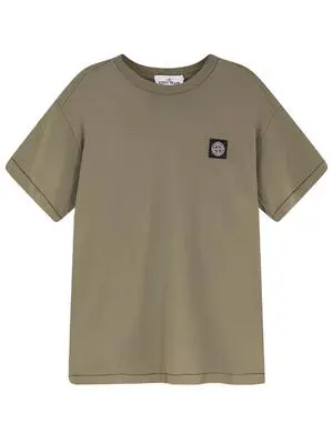 Stone Island Slim Fit T-shirt With Compass Badge - Green