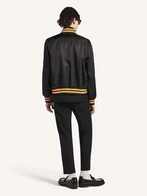 Balenciaga Varsity Jacket In Bomber Twill