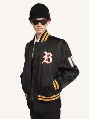 Balenciaga Varsity Jacket In Bomber Twill