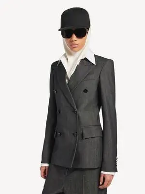 Balenciaga Double-breasted Jacket - Blue