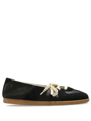 MAISON MARGIELA Replica Soft Laced Ballet Flats - Black