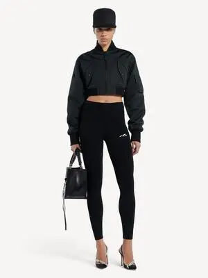 Balenciaga Techwear Leggings In Viscose Sporty Knit